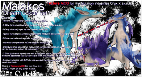 Second Life Marketplace - Malakos -Crux X- Dream MOD